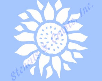 Sunflower stencils | Etsy