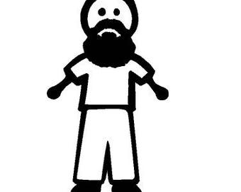 Grandpa Stick Decal Dad Stick Decal Fathers Day