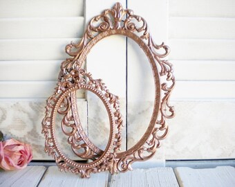 Rose gold frame | Etsy