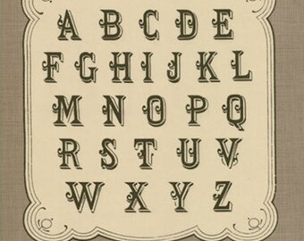 French alphabet | Etsy