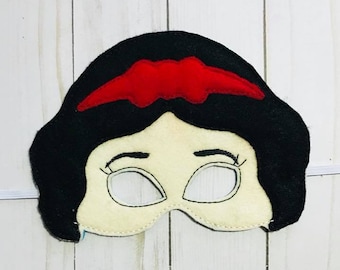 Snow white mask | Etsy