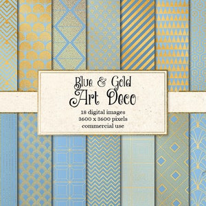 Blue and gold | Etsy