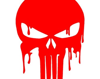 Punisher car decal | Etsy