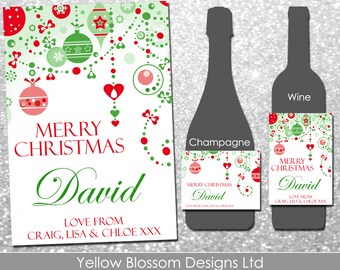 Secret santa tags | Etsy