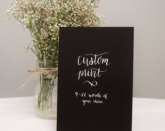 Calligraphy quote | Etsy