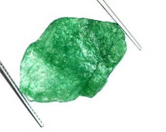 Uncut emerald | Etsy