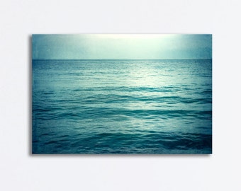 Large Ocean Canvas seascape wall art sea blue waves beach