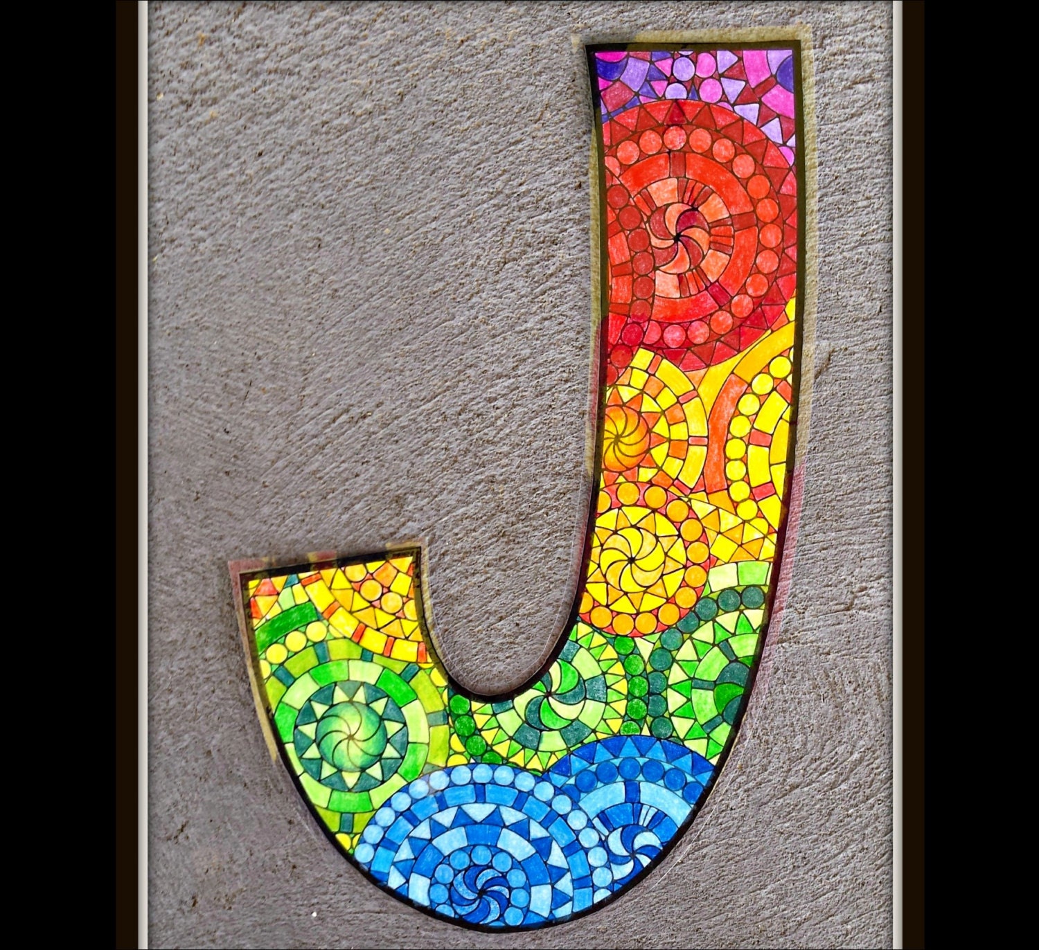 Letter J j BOTH Uppercase and Lowercase separate files