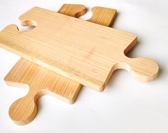 Puzzle cutting board | Etsy