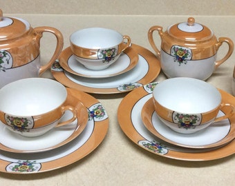 Lusterware tea set | Etsy