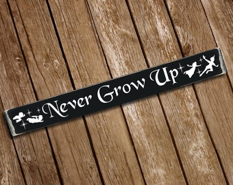Never grow up | Etsy
