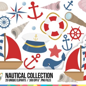 Nautical clip art | Etsy