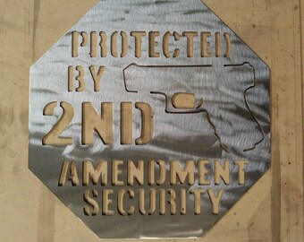 2nd amendment sign | Etsy