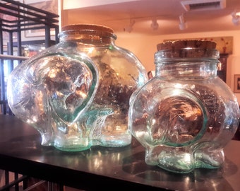 Elephant cookie jar | Etsy