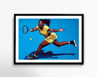 Serena williams art | Etsy