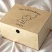 Personalized Baby memory box Baby keepsake box Elephant