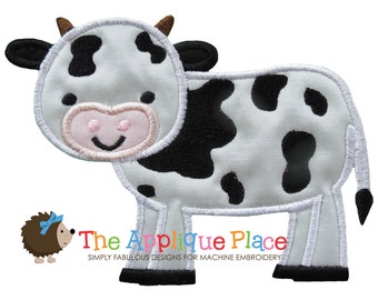 Cow applique pattern | Etsy