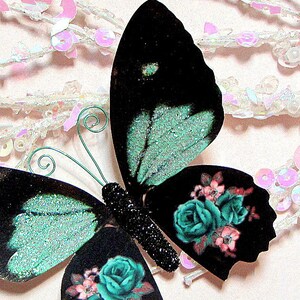Mint green butterfly | Etsy
