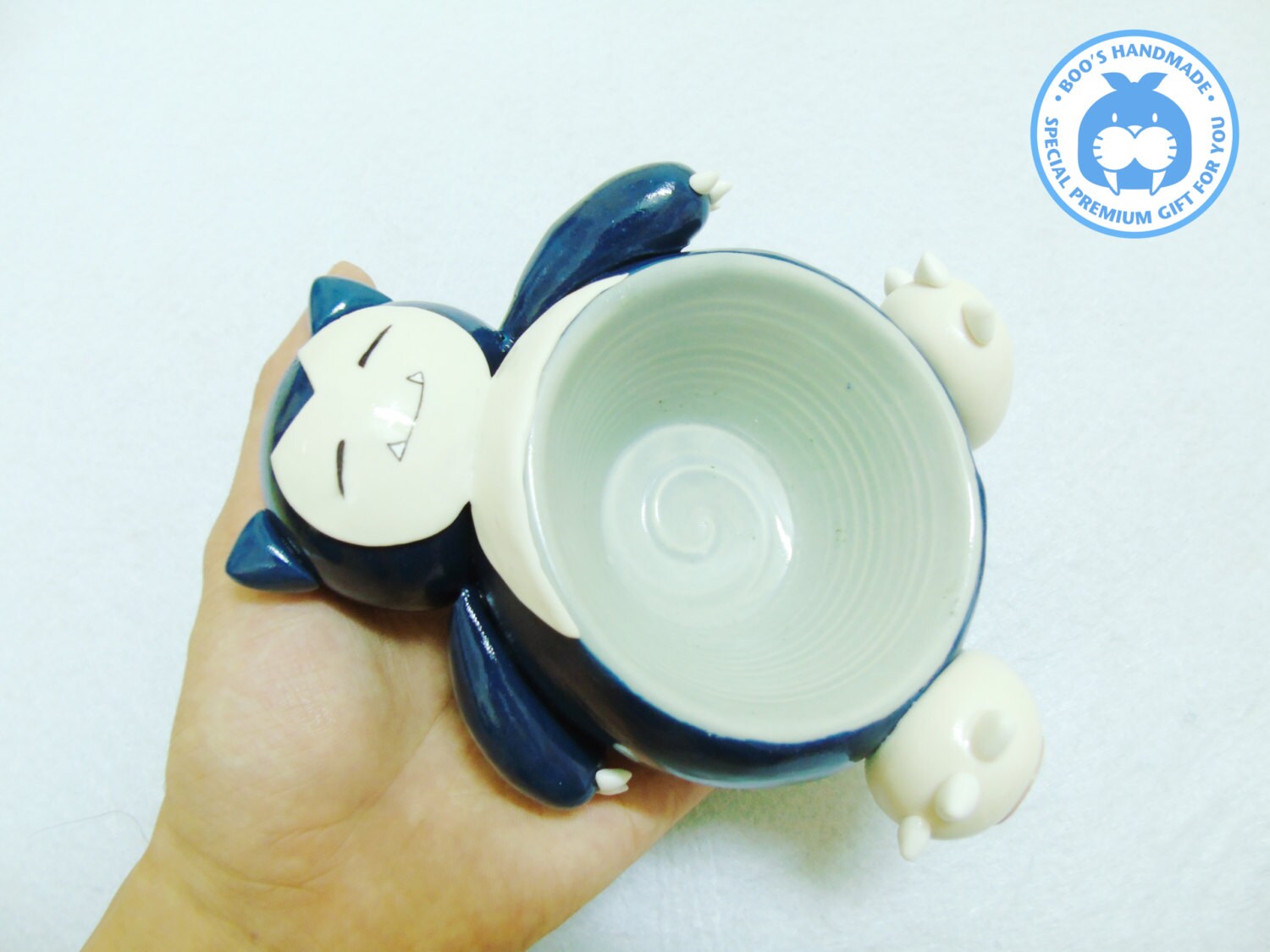 Snorlax Kabigon clay Succulent plant pot