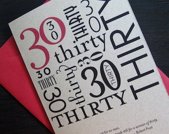 Thirty birthday | Etsy
