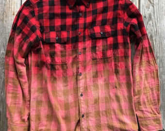 Bleached flannel | Etsy