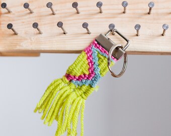 Woven keychain | Etsy