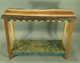 Live edge hall table | Etsy