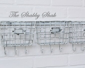 Shelf with hooks | Etsy