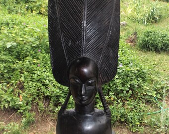 African wood statues | Etsy