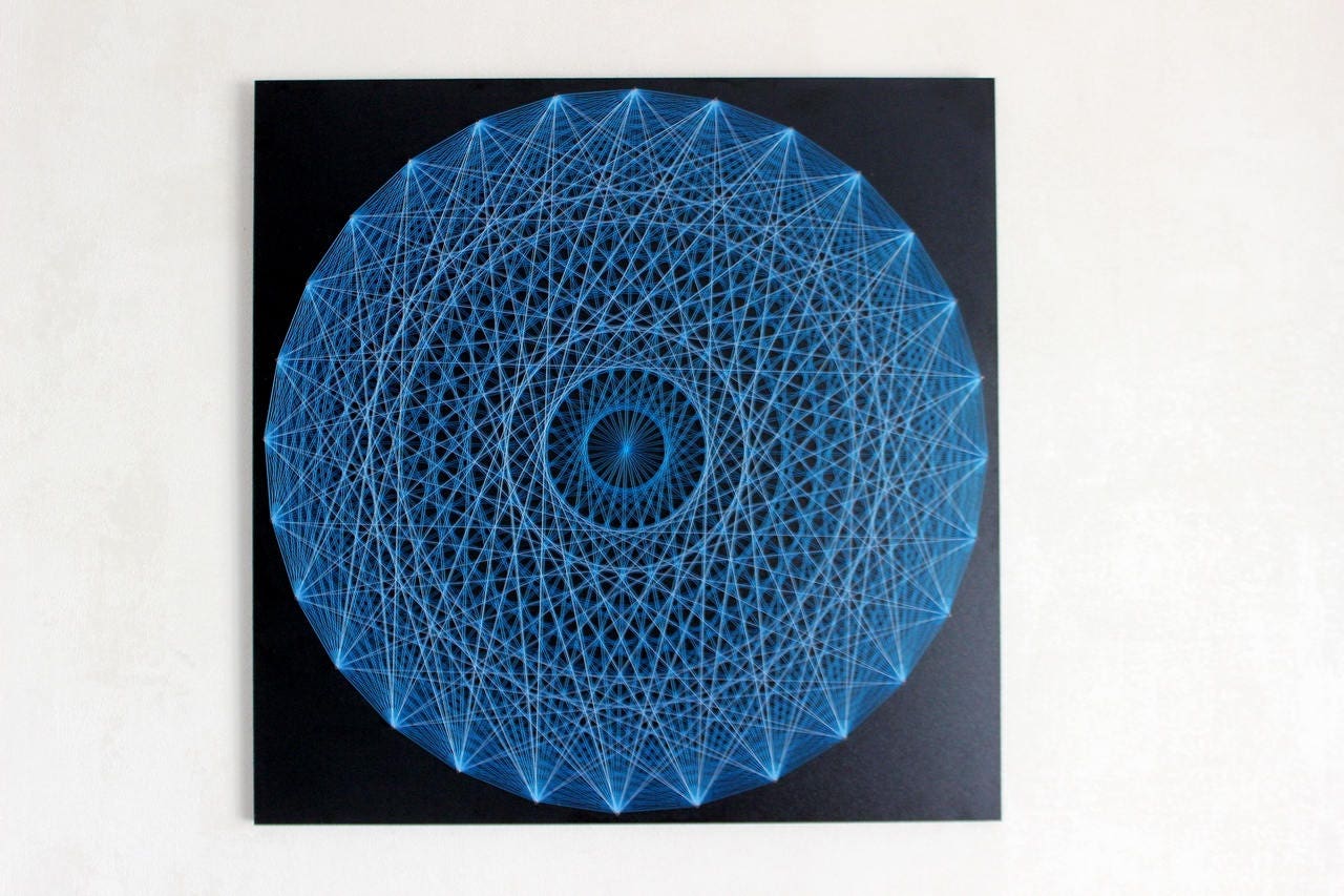 sacred geaometry string art UNIVERSE NEW wall art wall decor