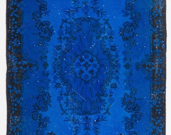 Royal blue area rug | Etsy