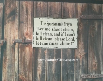 Hunters prayer | Etsy