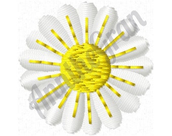 Daisy embroidery | Etsy