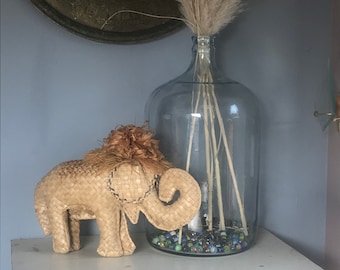 Wicker elephant | Etsy