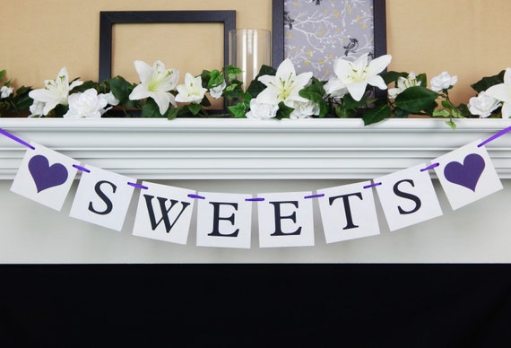 Sweets banner dessert table banner dessert bar banner