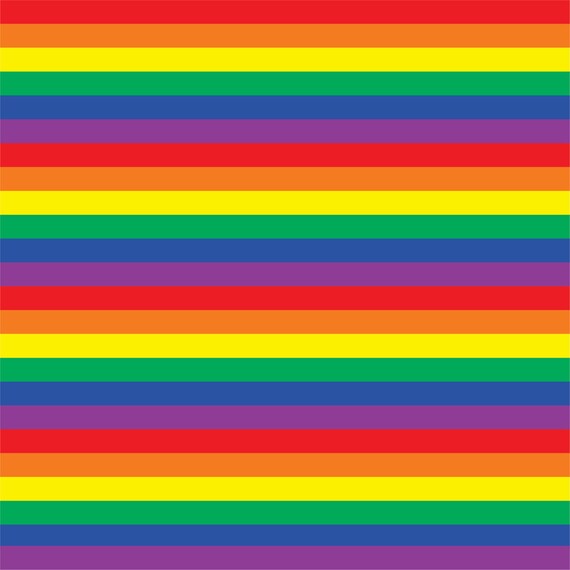 Rainbow stripe craft vinyl sheet HTV or Adhesive Vinyl