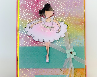 Dance recital card | Etsy
