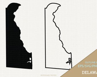 Delaware svg | Etsy