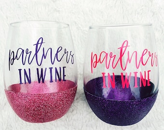 Partners in wine | Etsy