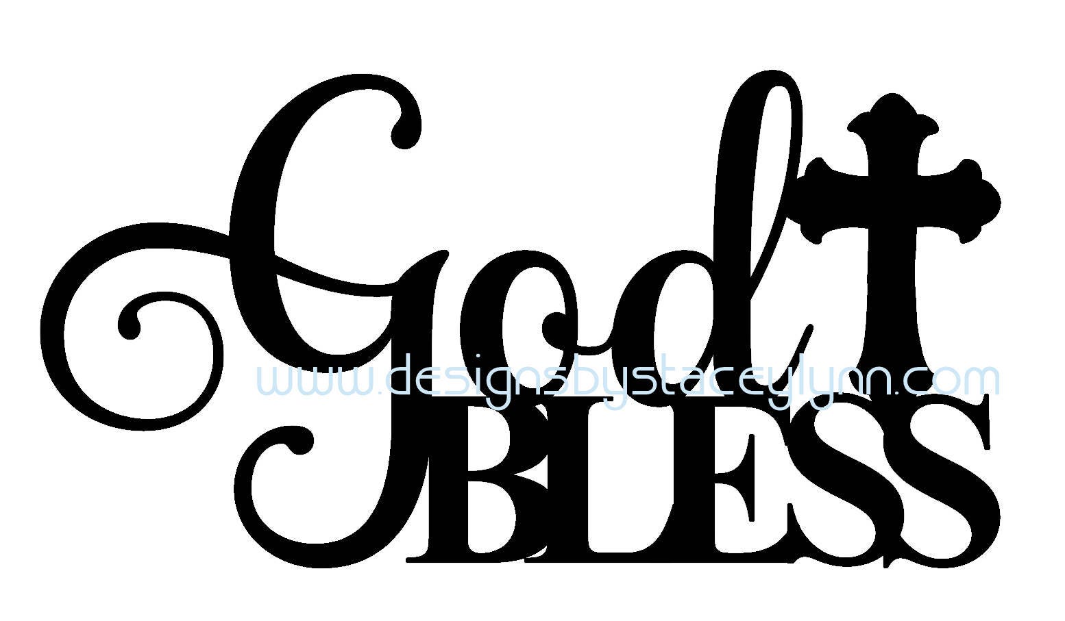 God Bless Svg And File God Bless Cut File God Bless