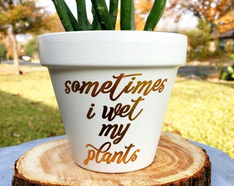 Flower pot sayings | Etsy