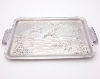 Silver food tray | Etsy