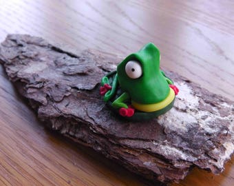 Polymer clay frog | Etsy