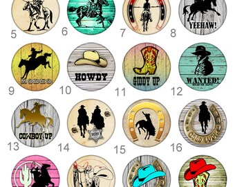 Cowboy buttons | Etsy