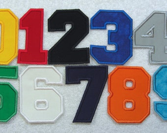 Iron on numbers | Etsy