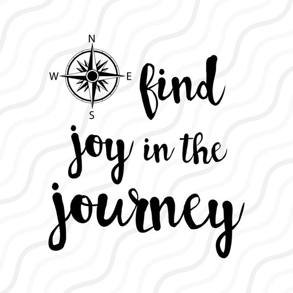 Find Joy In The Journey SVG Compass Clipart Compass SVG Cut