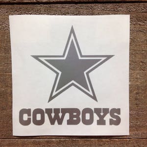 Dallas cowboys decal | Etsy