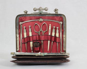 Antique sewing kit | Etsy