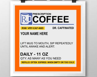 Personalized Prescription Coffee Mug