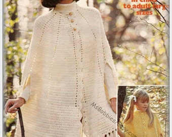 Girl cape pattern | Etsy